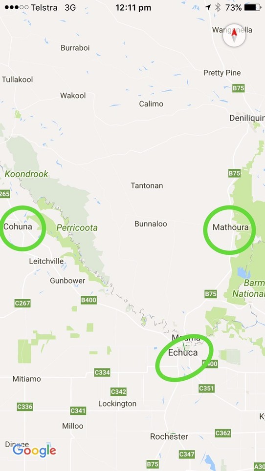 Around Oz with Steve and Ros – Cohuna – Flora Park – Australia